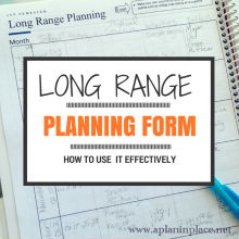 Long Range Planning - A Plan in Place